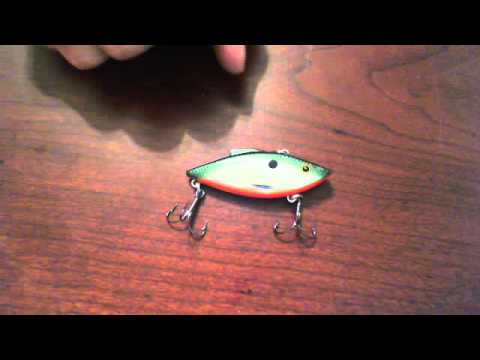Fishhound.com Rat-L-Trap Gold Tennessee Shad On Chrome 1/4oz. - YouTube