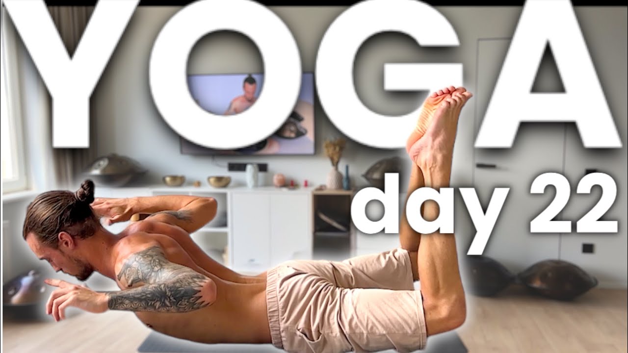 YOGA 26 min | Yoga For Beginners DAY 22 | YOGA with pelalex HANDPAN ...