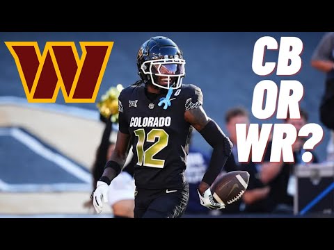 Expert Mock Draft Has The Commanders Drafting Travis Hunter: CB And WR? - YouTube