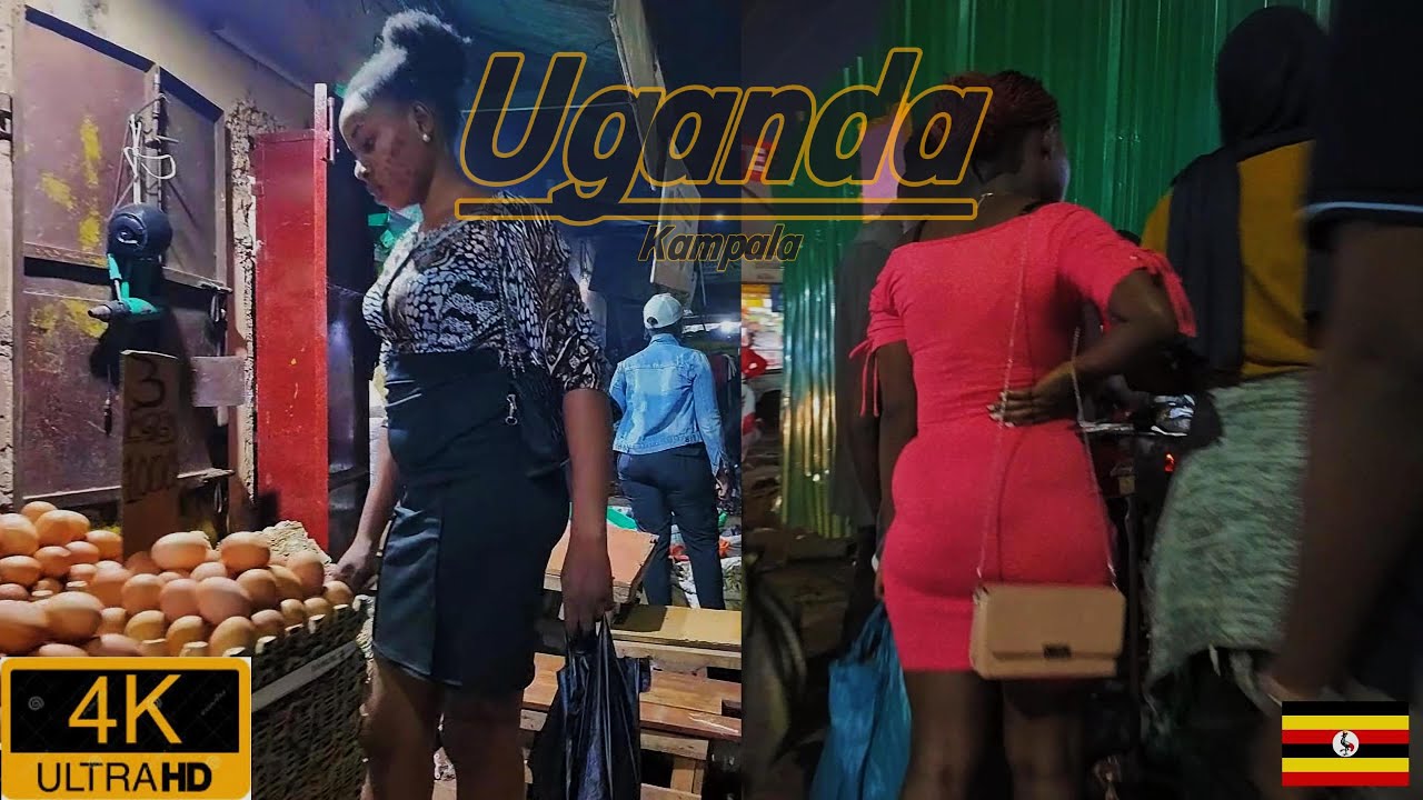 Chaotic Nightlife Market In Uganda Kampala, East Africa (The Peal Of ...