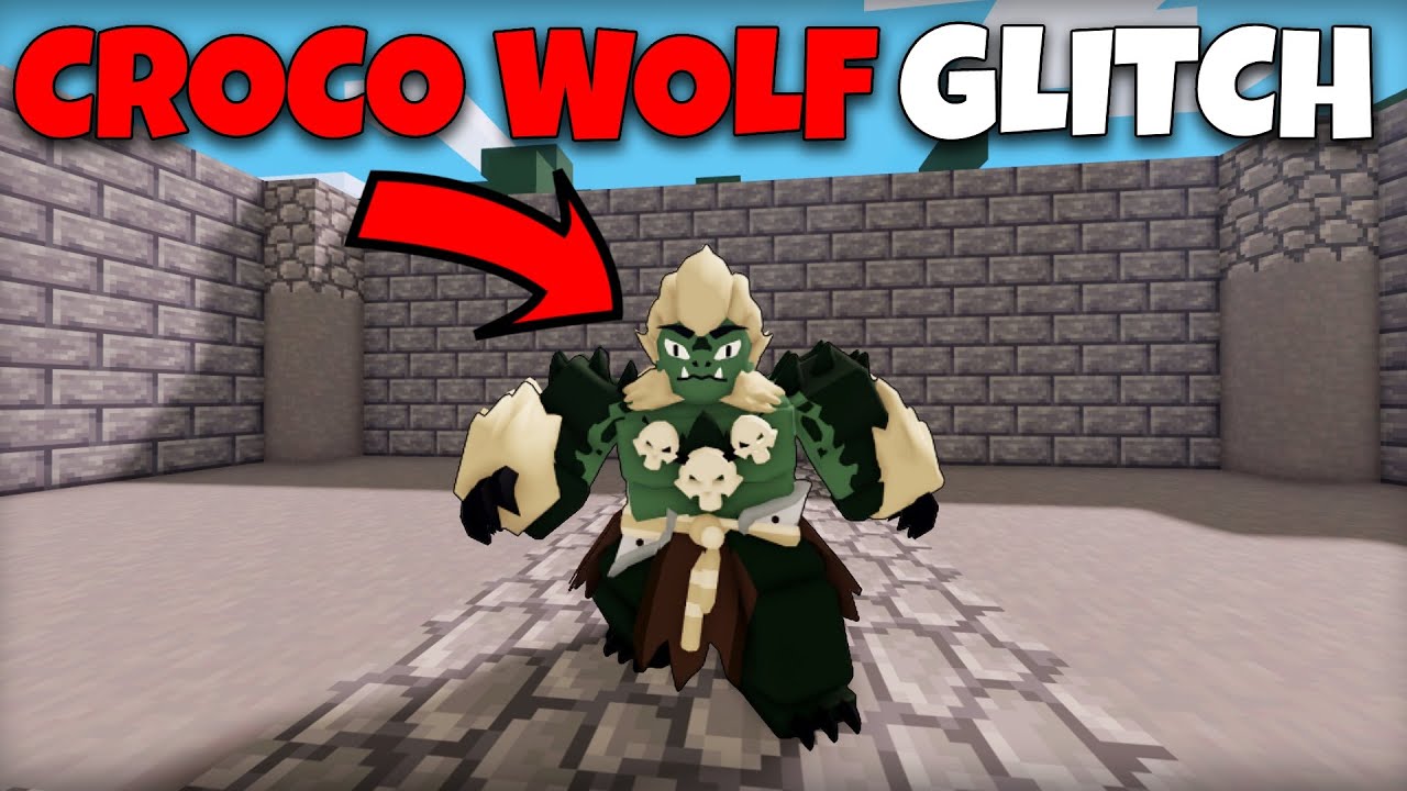 CrocoWolf Has a BROKEN GLITCH in roblox bedwars🐺🐊 - YouTube