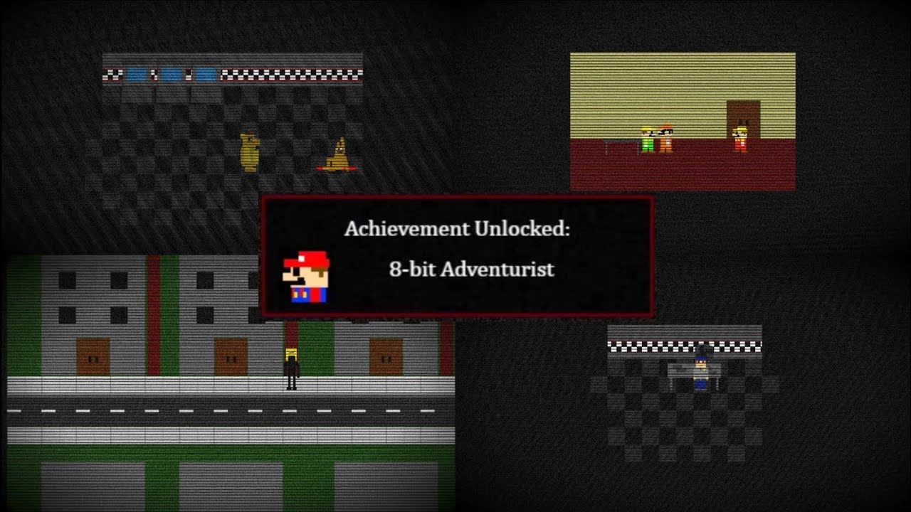 All hidden 8-bit minigames in Mario in Animatronic Horror Remastered ...