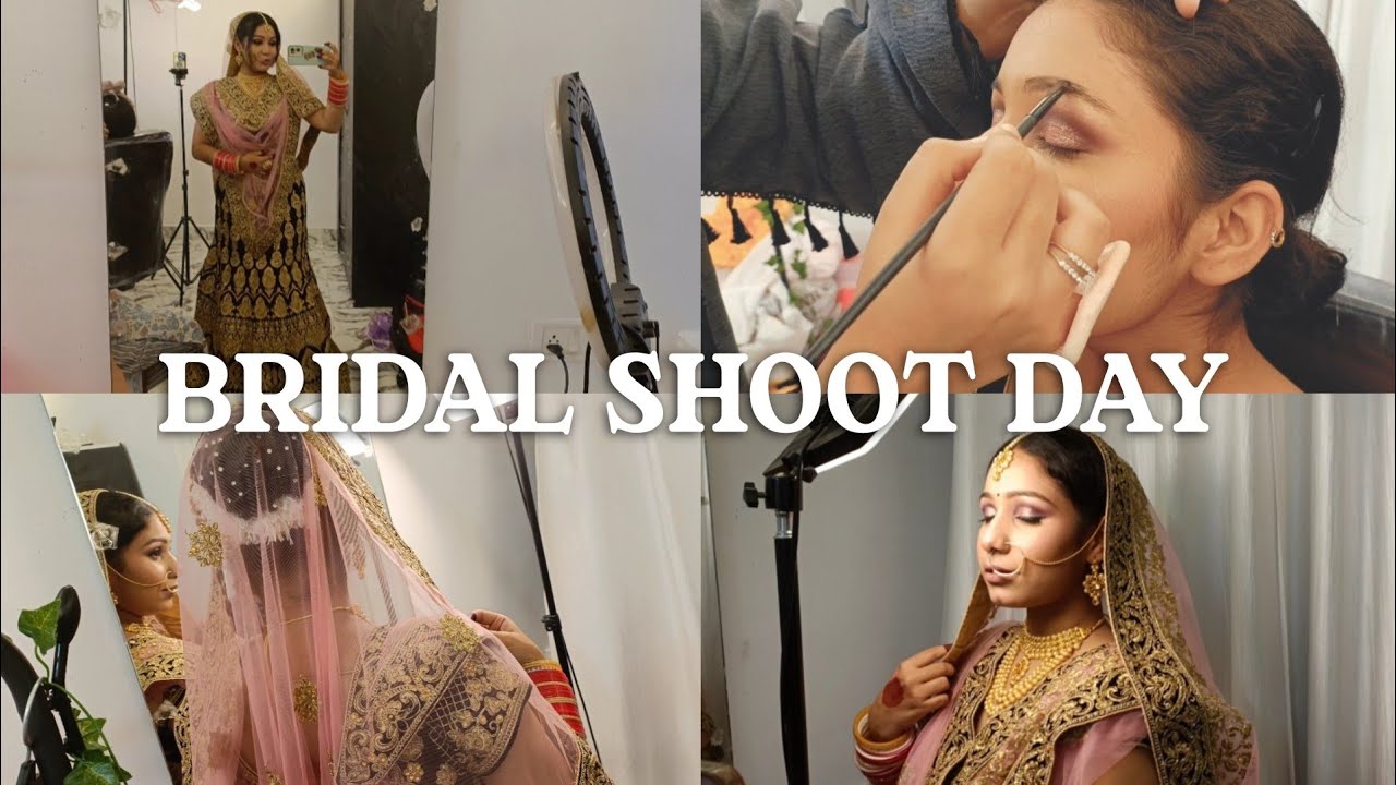 BRIDAL SHOOT DAY || COLLABORATION SHOOT || VLOG NO 23 ...