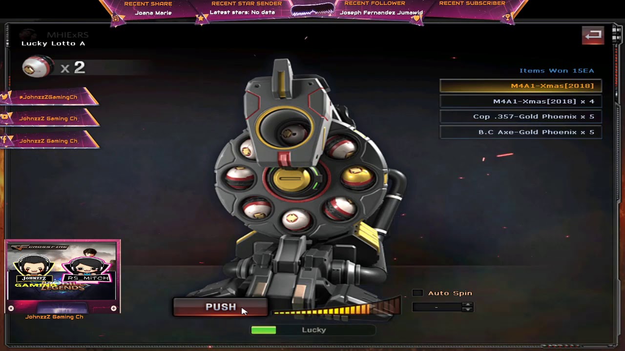 crossfire lotto spin - YouTube