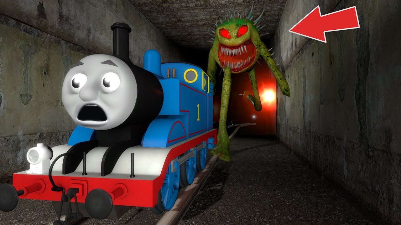 Building a Thomas Train Chased By Roblox Cursed Innyume Smiley's ...