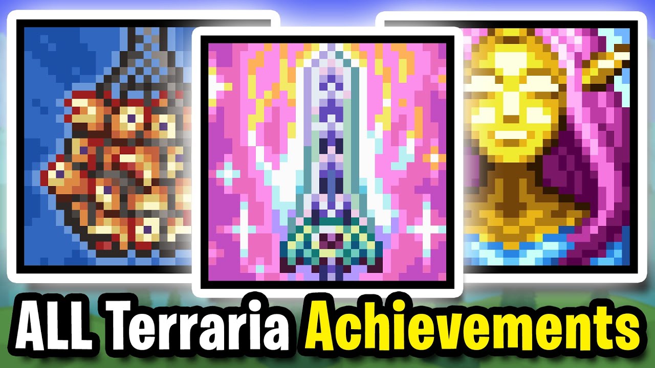 getting all Terraria Achievements in one video - YouTube