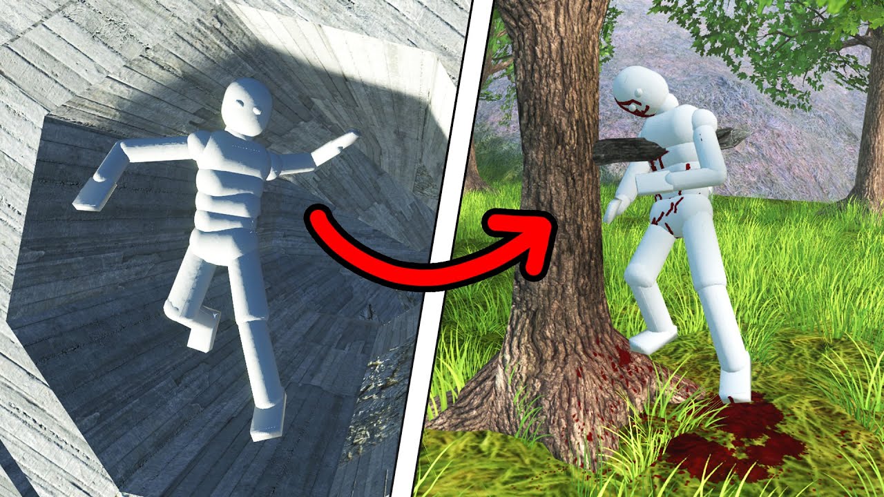 Dynamic AI Fight Each Other with Weapons in Simulations! (with Active Ragdoll Physics) - YouTube