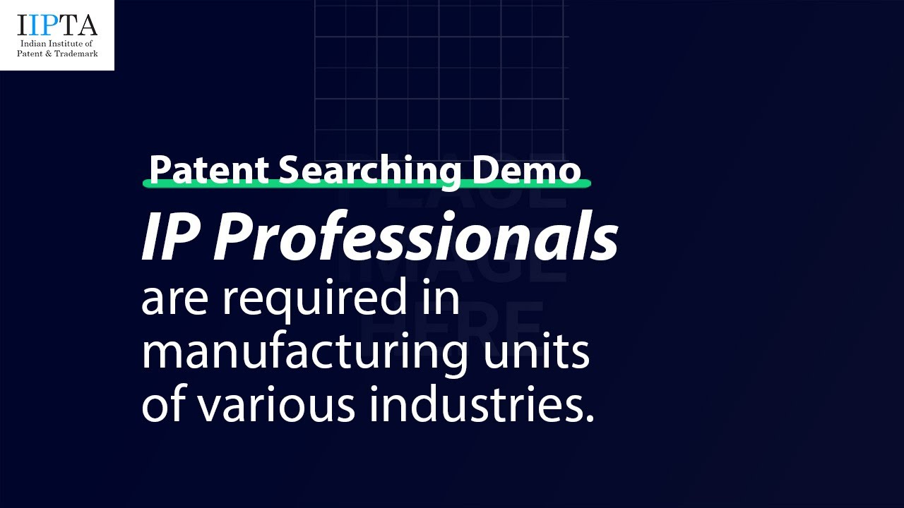 Patent Searching - IIPTA - YouTube