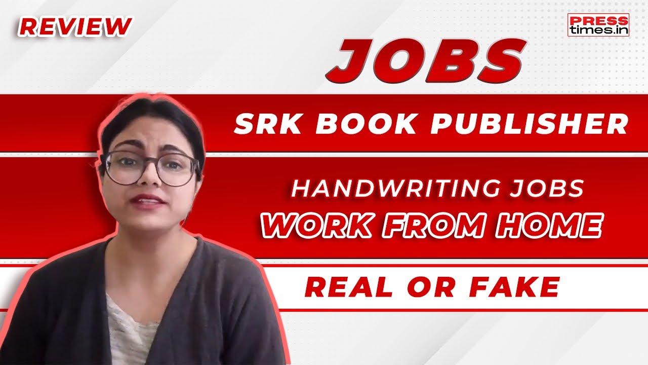 Srk Book Publisher Handwriting Job Real & Fake !! #workfromhome # ...