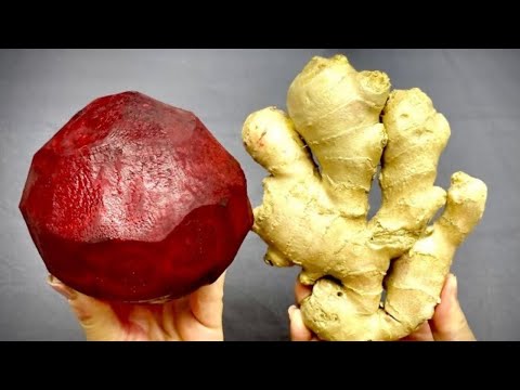 Karaciğeri Ve Kan Damarlarını Temizlemek için Natural Bomba❗Güçlü Zencefil Pancar Bir Arada❗