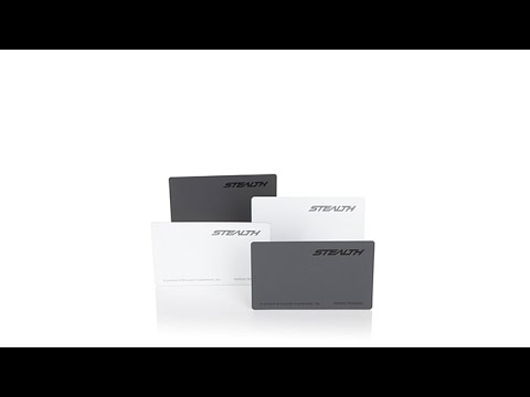 Stealth Card 2pack RFID Protection Cards - YouTube