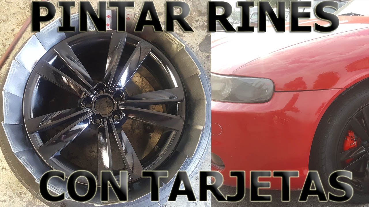 Pintar Rines con Tarjetas / Cartas - Pistola o Aerosol - YouTube