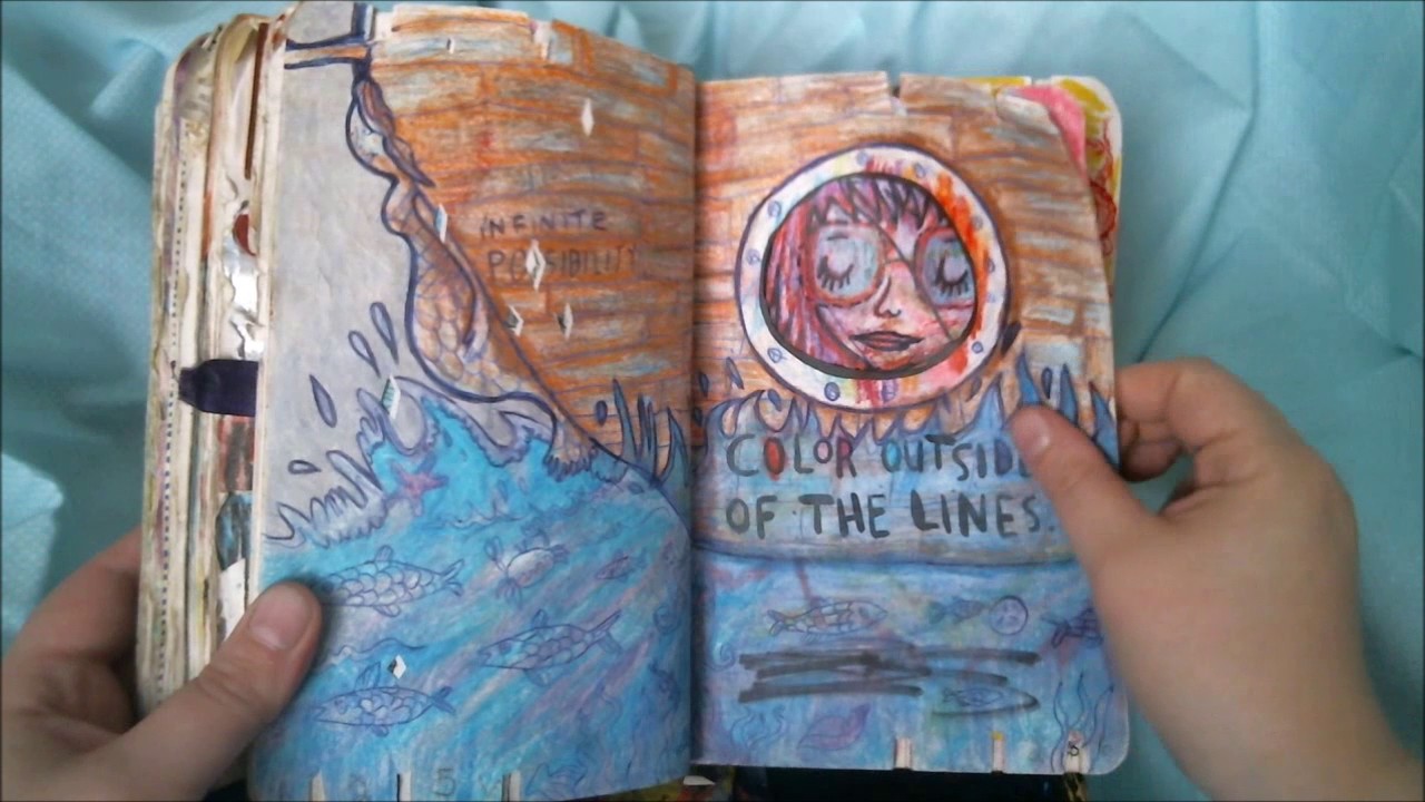 Wreck This Journal Before And After