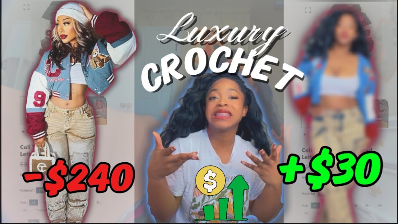ATTEMPTING to Crochet EXPENSIVE $240 Jacket for $30 um? How’d I do ...