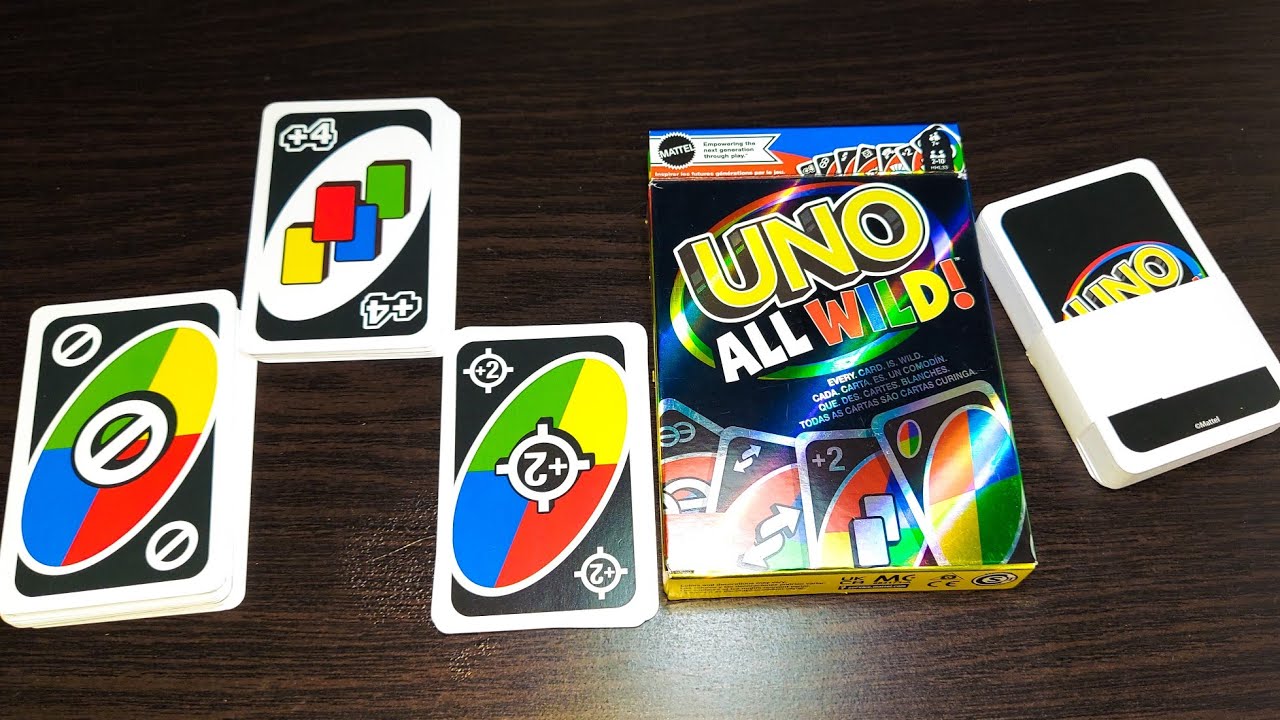 UNO All Wild Cards Edition Unboxing - YouTube