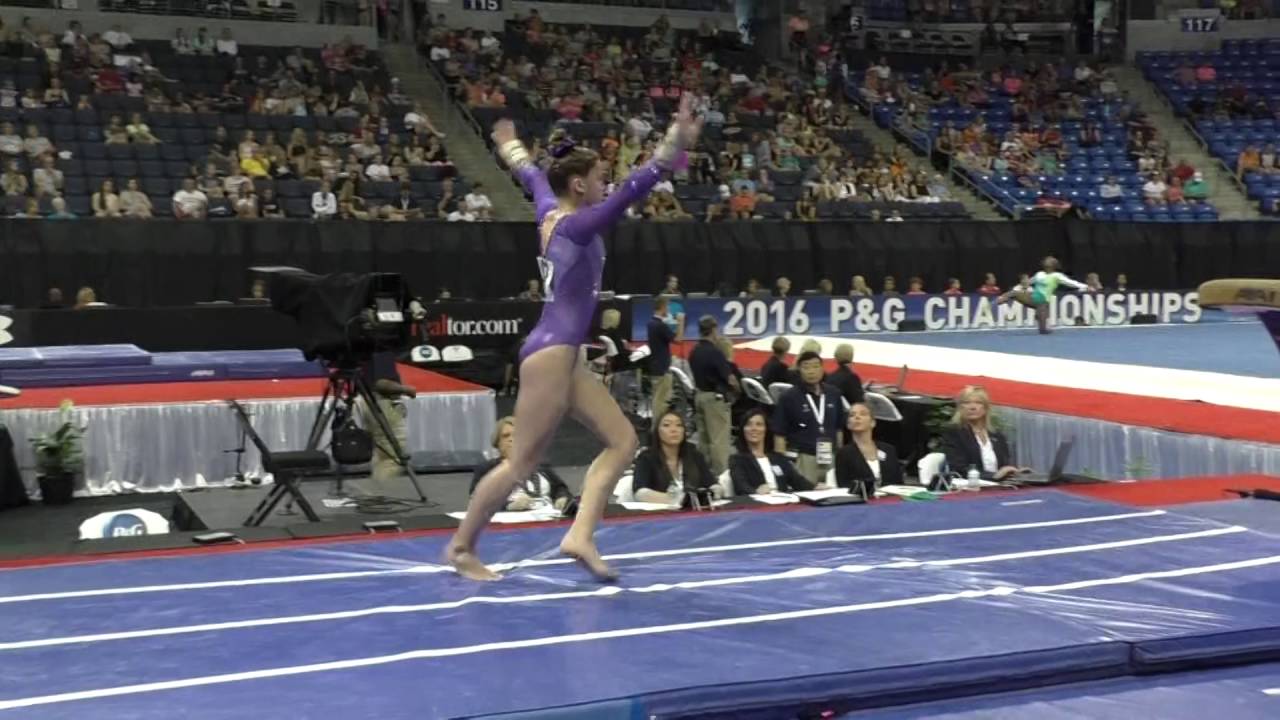 Madeleine Johnston - Vault - 2016 P&G Gymnastics Championships - Jr ...