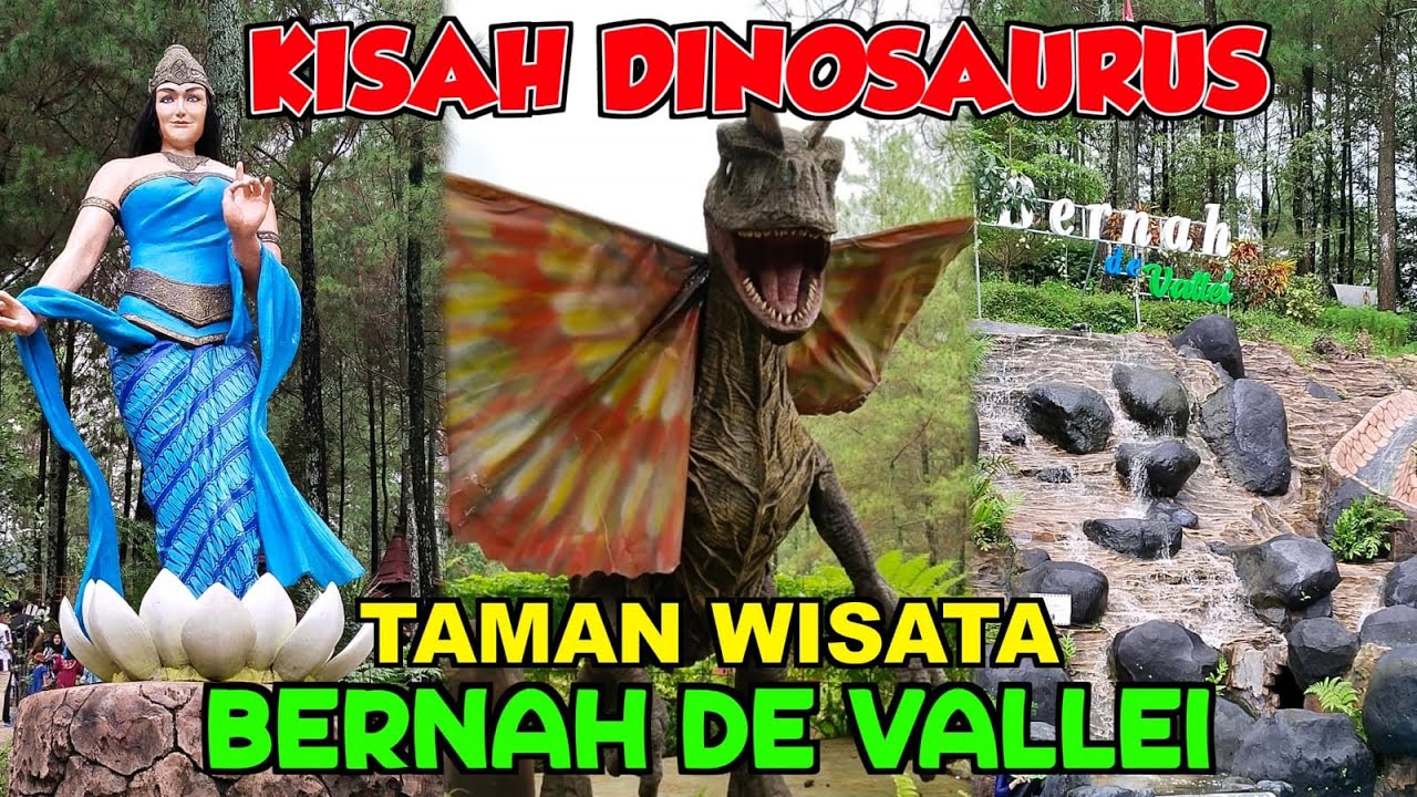 Kisah Dinosaurus Taman Wisata Bernah De Vallei Mojokerto - YouTube