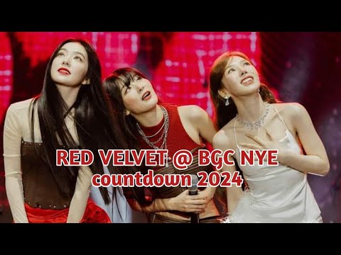 NEW YEAR'S EVE COUNTDOWN AT THE 5TH BGC TAGUIG | RED VELVET | NYE 2024 ...