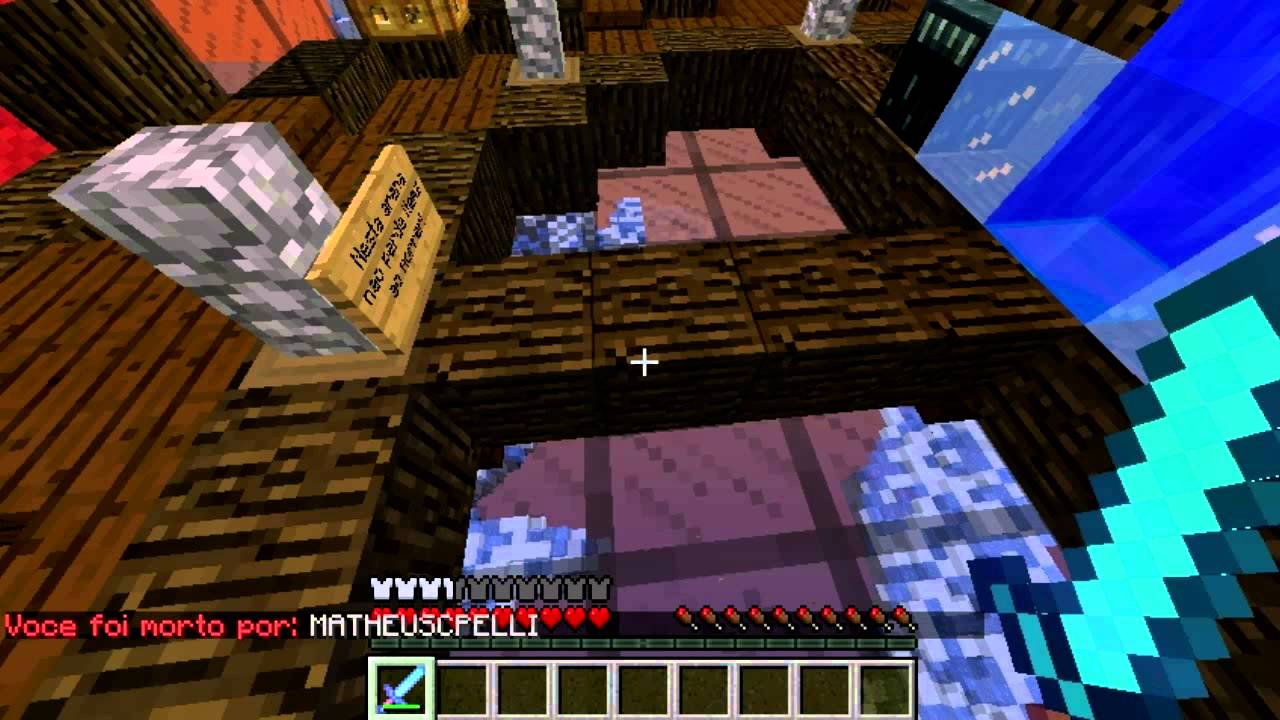 O servidor de PVP do sonho de todos os noobs (arena com keep inventory ...