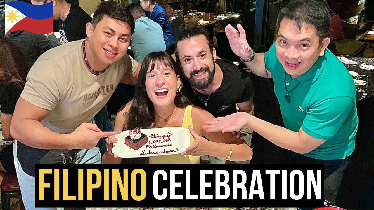 Invited by FILIPINO Friends to celebrate 100k Subscribers 🇵🇭😍 - YouTube