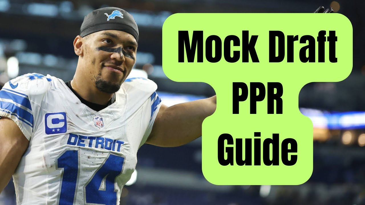 Mock Draft Monday PPR 3 WR Fantasy Football 1.11 - YouTube