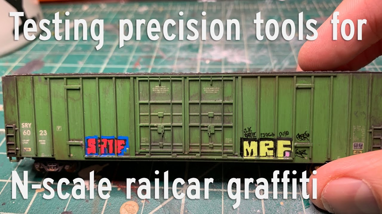 Tools for N-Scale Graffiti | CCMR At The Bench #6 - YouTube