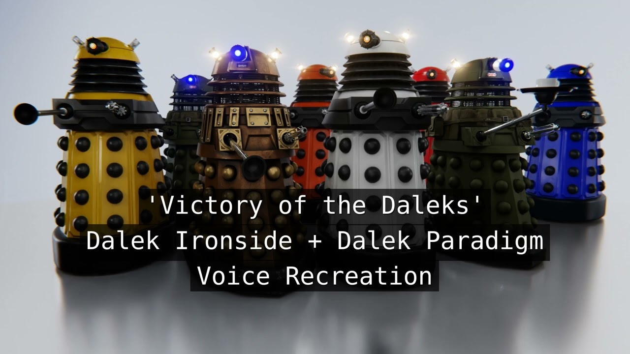 Doctor Who | 'Victory of the Daleks' Dalek Ironsides + Dalek Paradigm ...