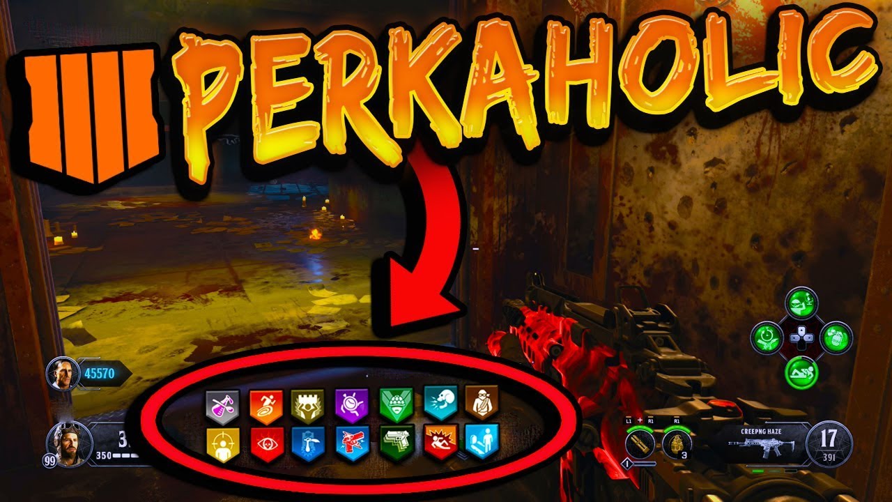Get "PERKAHOLIC" IT'S BACK IN BO4 (How To Get 9 Perks) ALL MAPS ...