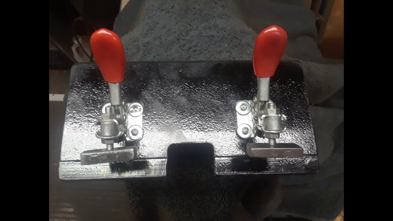band saw blade repairing clamp - YouTube