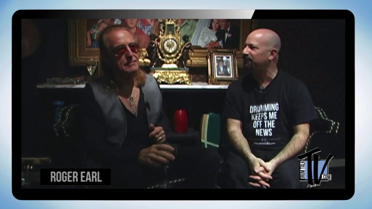 Roger Earl on Drum Talk TV! - YouTube