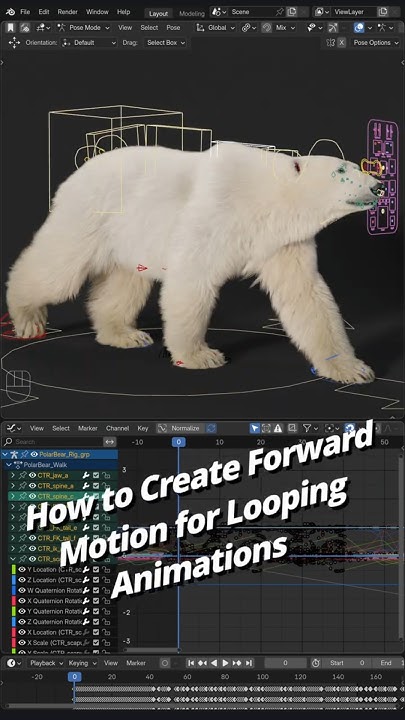 🎬 Blender Animation Tip: How to Create Forward Motion for Looping Animations (Without Foot ...