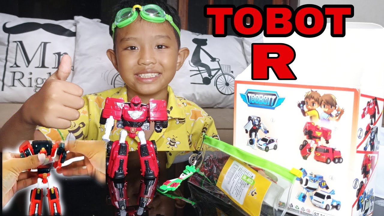 Tobot Mini R Robot Toy Review - YouTube