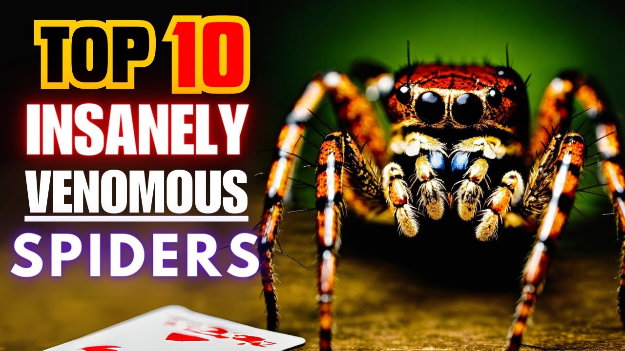 Top 10 Most Venomous Spiders in the WORLD! - YouTube