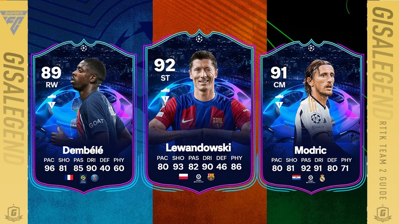 FC 24 UEFA RTTK Guide - RTTK Lewandowski, RTTK Modric, RTTK Dembele ...