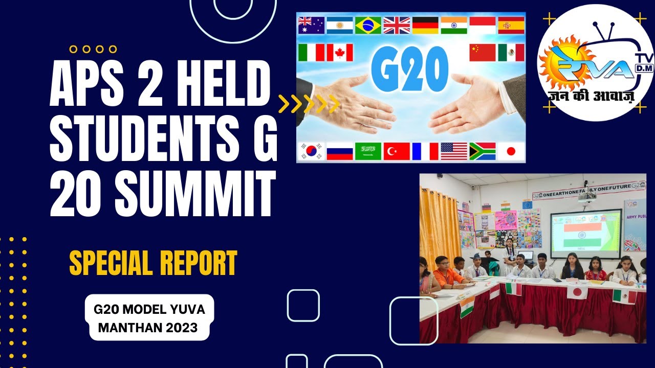 G20 Summit was modeled by APS 2 Students at Jabalpur - YouTube
