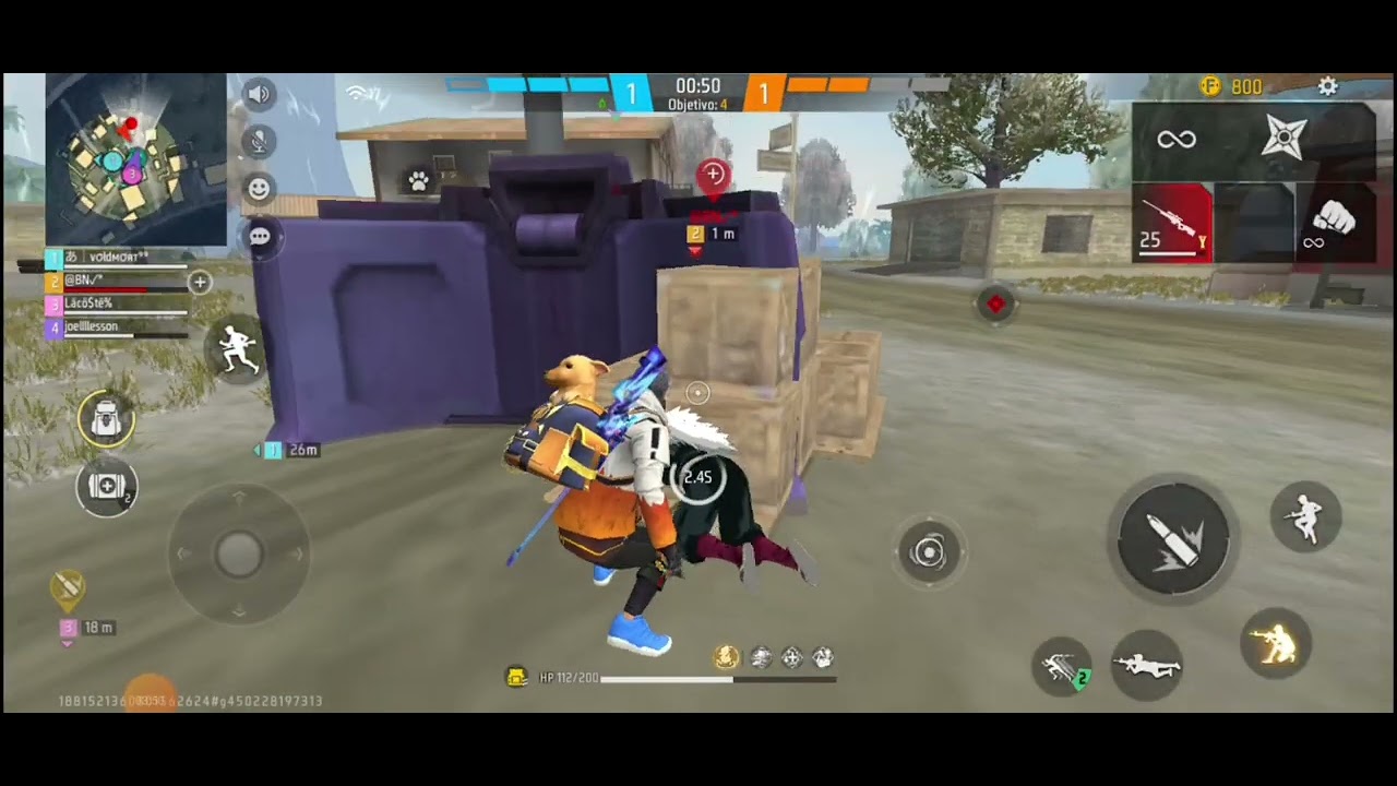 free fire CS desafio: joguei várias partidas só com shurikens e jutsus ...