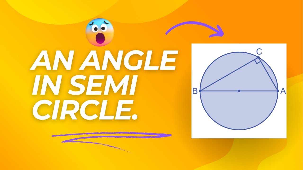 SEE | Comp. Maths | Geometry | Circle | An angle in the semi circle ...