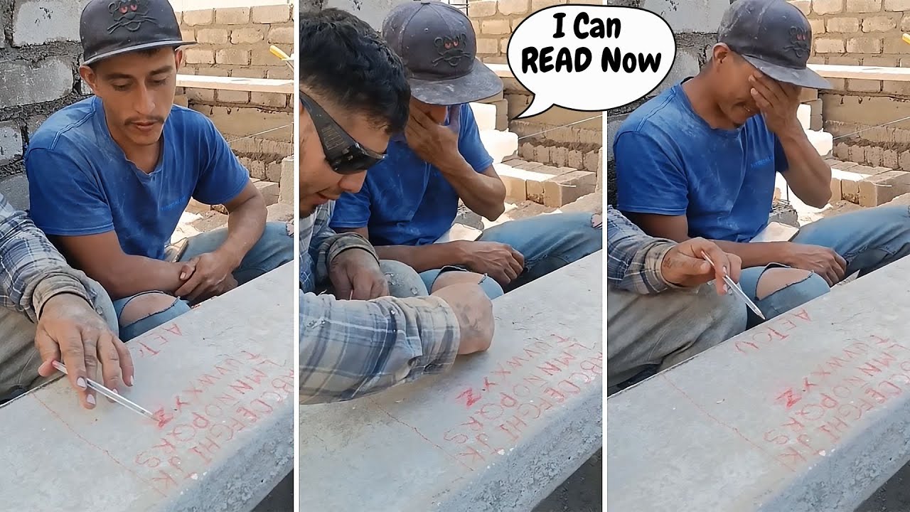 He Worked His Whole Life Without Reading…| Moments So Emotional They ...