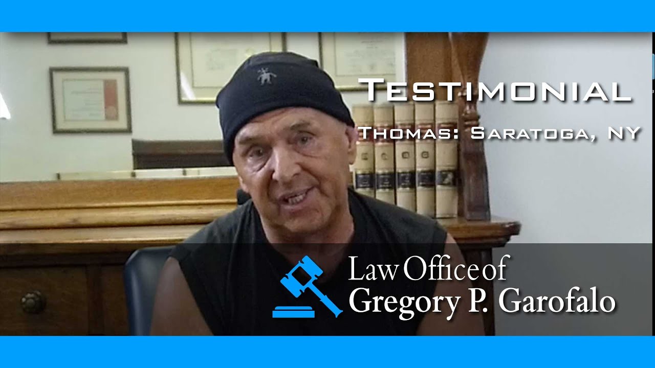 Law Office of Gregory P. Garofalo | Testimonial | Thomas - YouTube