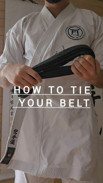How to tie your belt! - YouTube
