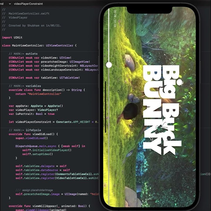 Youtube Video player created using the UIKit framework - YouTube