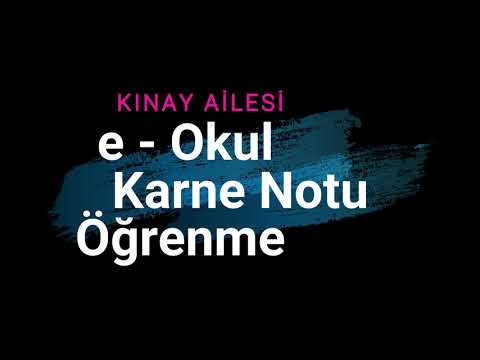 E-Okul Notlarını İnceleme ( Lise-  Ortaokul - ilkokul ) e- Okul Notlarımı inceliyorum.#eokulnotlarım