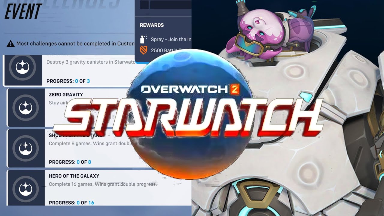Overwatch 2 "STARWATCH" Galactic Rescue Event! (New Skins, Map, Mode ...
