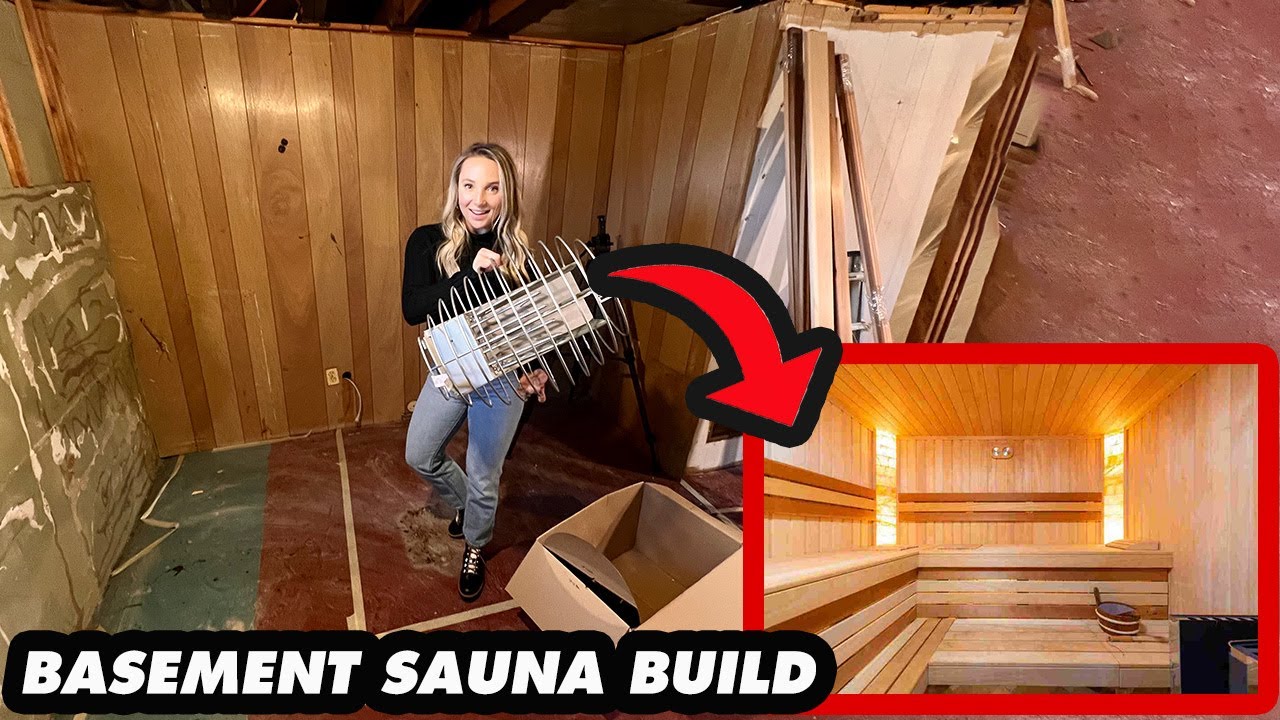 Couple Builds Sauna In The Basement - Part 1 - YouTube