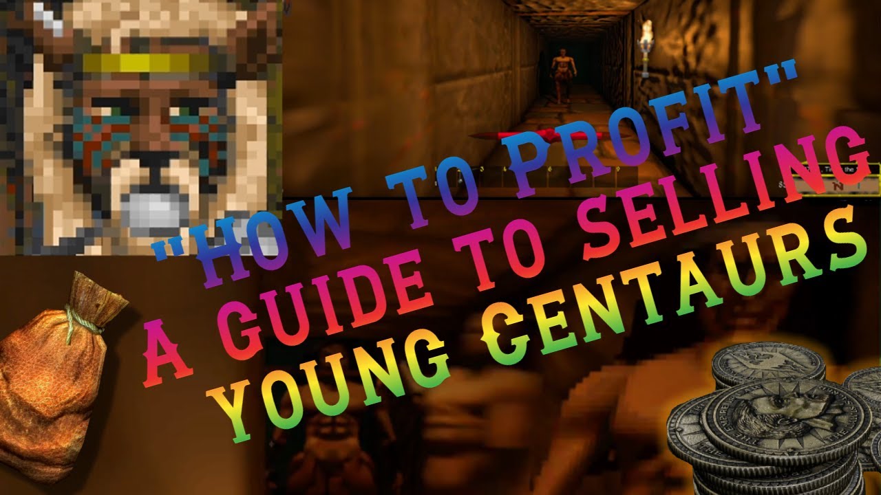 Death by Centaur, how to capture young Centaurs for profit! Daggerfall ...