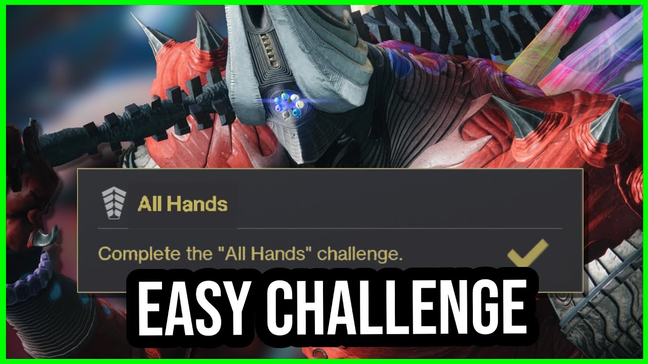 ALL HANDS CHALLENGE EASY GUIDE (Root of Nightmares Raid Destiny 2 ...