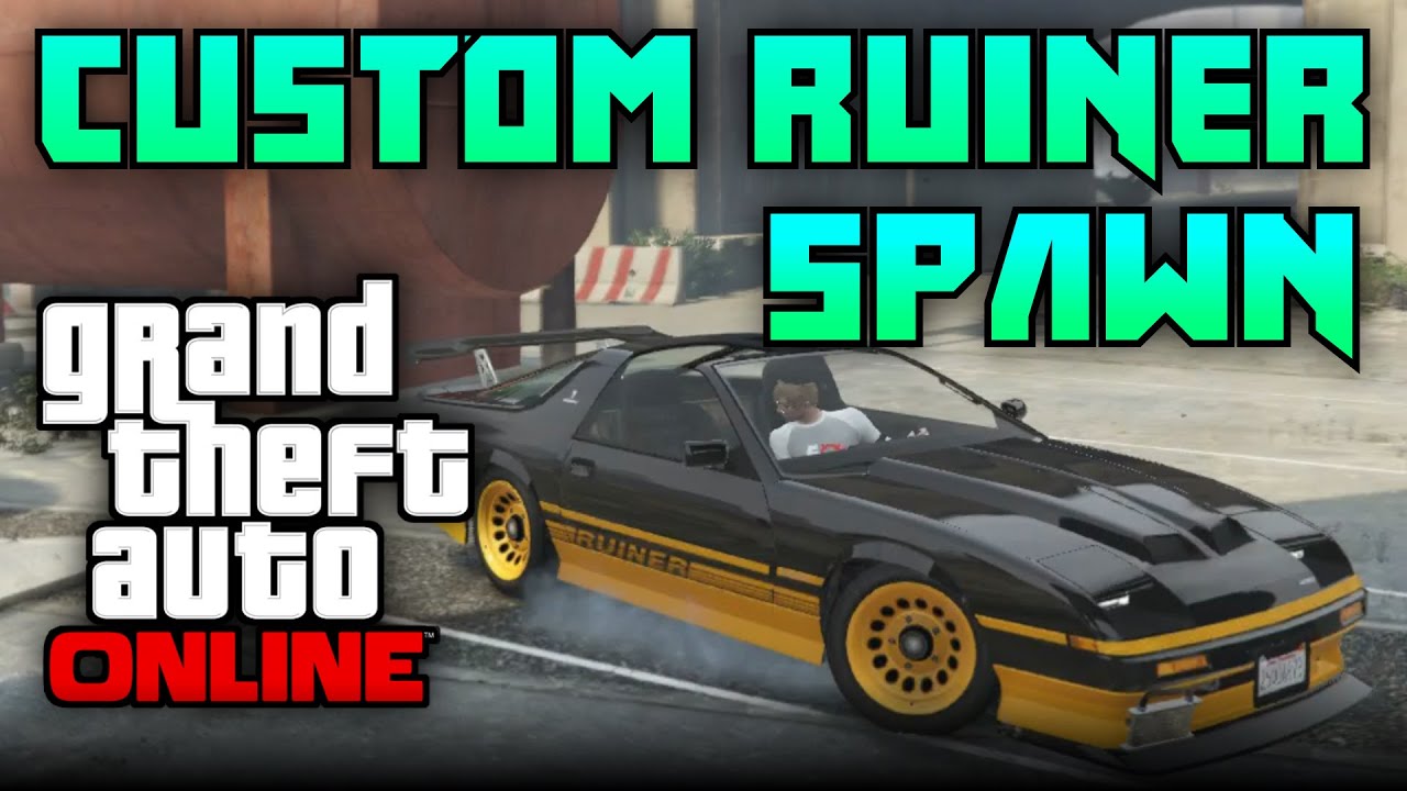 GTA 5 Online Custom Car Location - Fully Customized RUINER Spawn ...