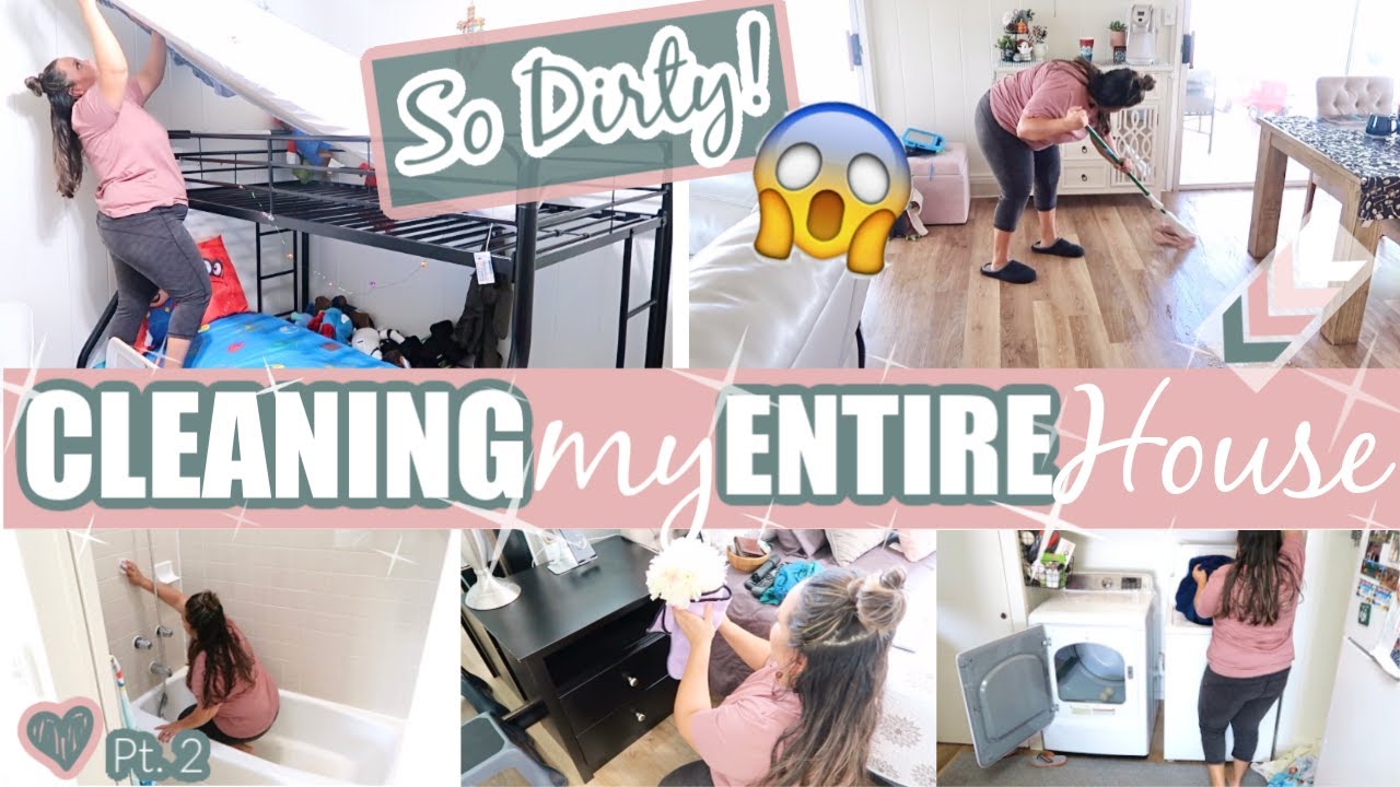 CLEANING MY ENTIRE HOUSE😳 - EXTREME WHOLE HOUSE CLEAN WITH ME - WEEKLY ...