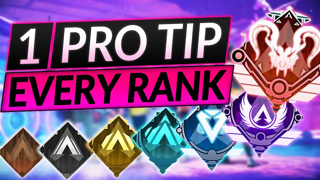 1 BEST TIP for EVERY RANK - Do This and RANK UP FAST - Apex Legends ...