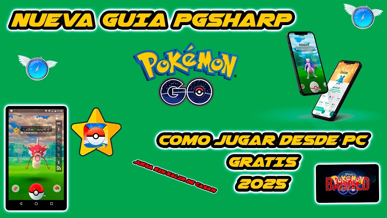 Como Jugar a Pokémon GO desde Casa con PGSharp [Guía Paso a Paso 2025] [Free Version 💲] - YouTube